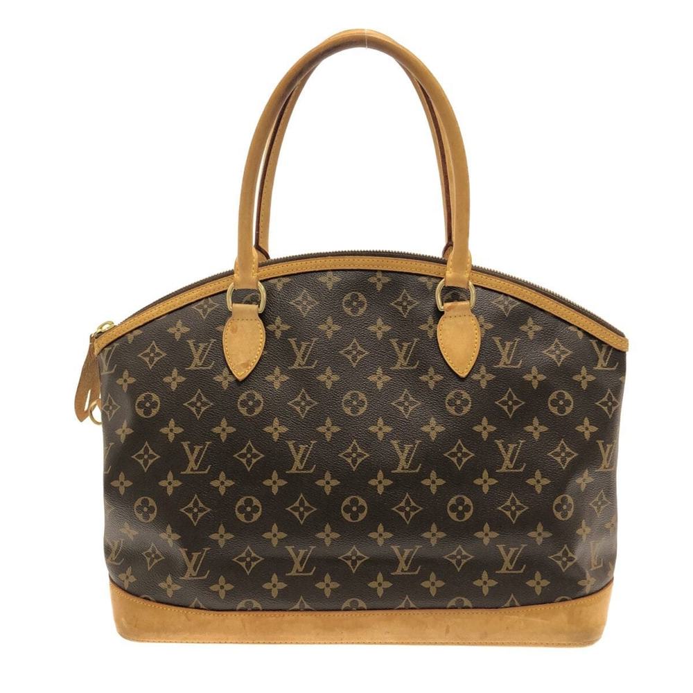 Louis Vuitton Lockit Canvas Monogram Handbag Brown - Gem
